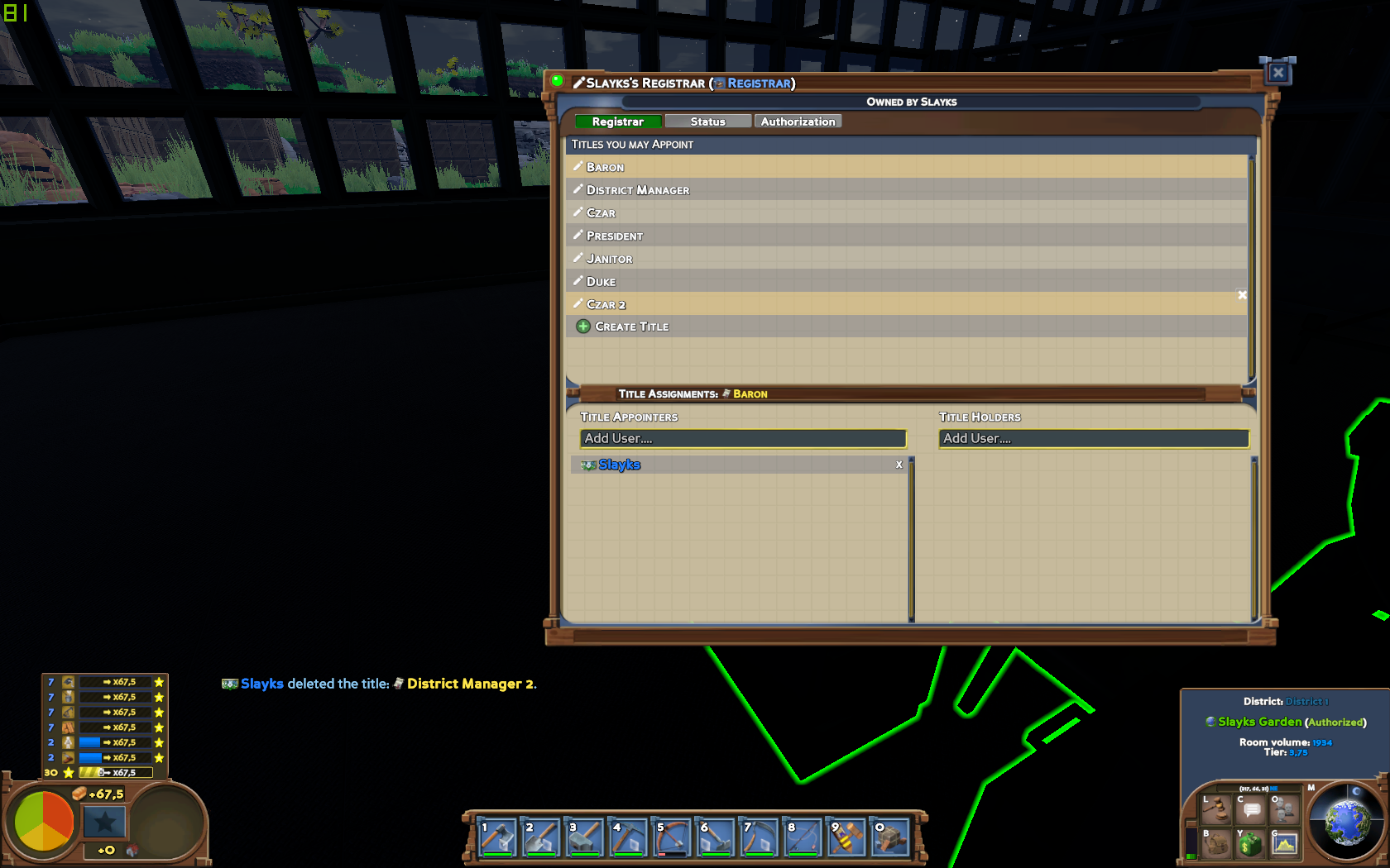 Inaccessible titles after deleting other titles · Issue #12523 · StrangeLoopGames/EcoIssues · GitHub