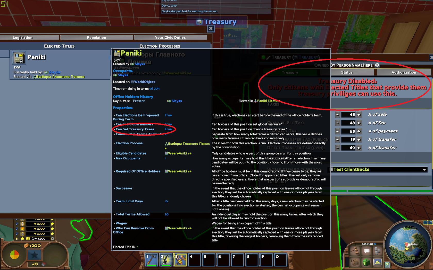 [master-preview] Broken Treasuary with new Government system · Issue #13046 · StrangeLoopGames ...