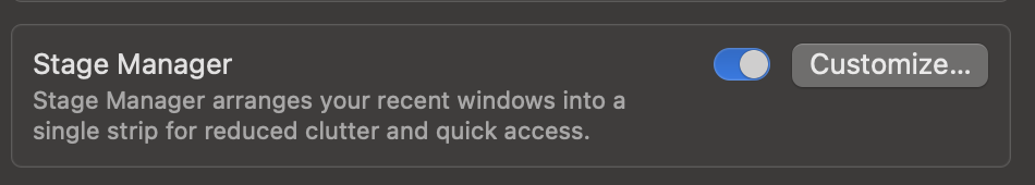 A blank bar appears when reopening the maximized window and enable Stage Manager · Issue #181256 ...
