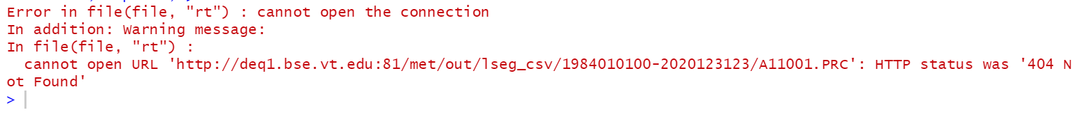 Trouble downloading met file · Issue #201 · HARPgroup/HARParchive · GitHub