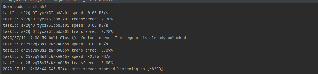 报错【bolt.Close(): funlock error: The segment is already unlocked】 · Issue #149 · GopeedLab/gopeed ...
