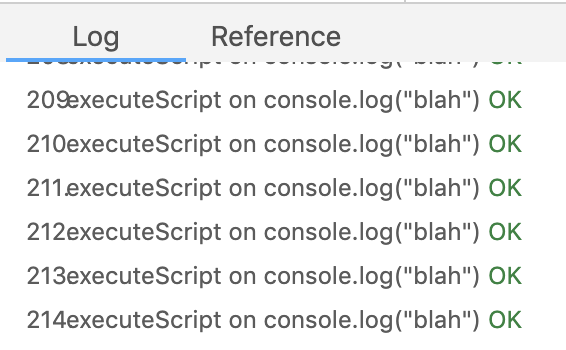 Log output displaying slightly incorrectly after 100 commands · Issue #533 · SeleniumHQ/selenium ...