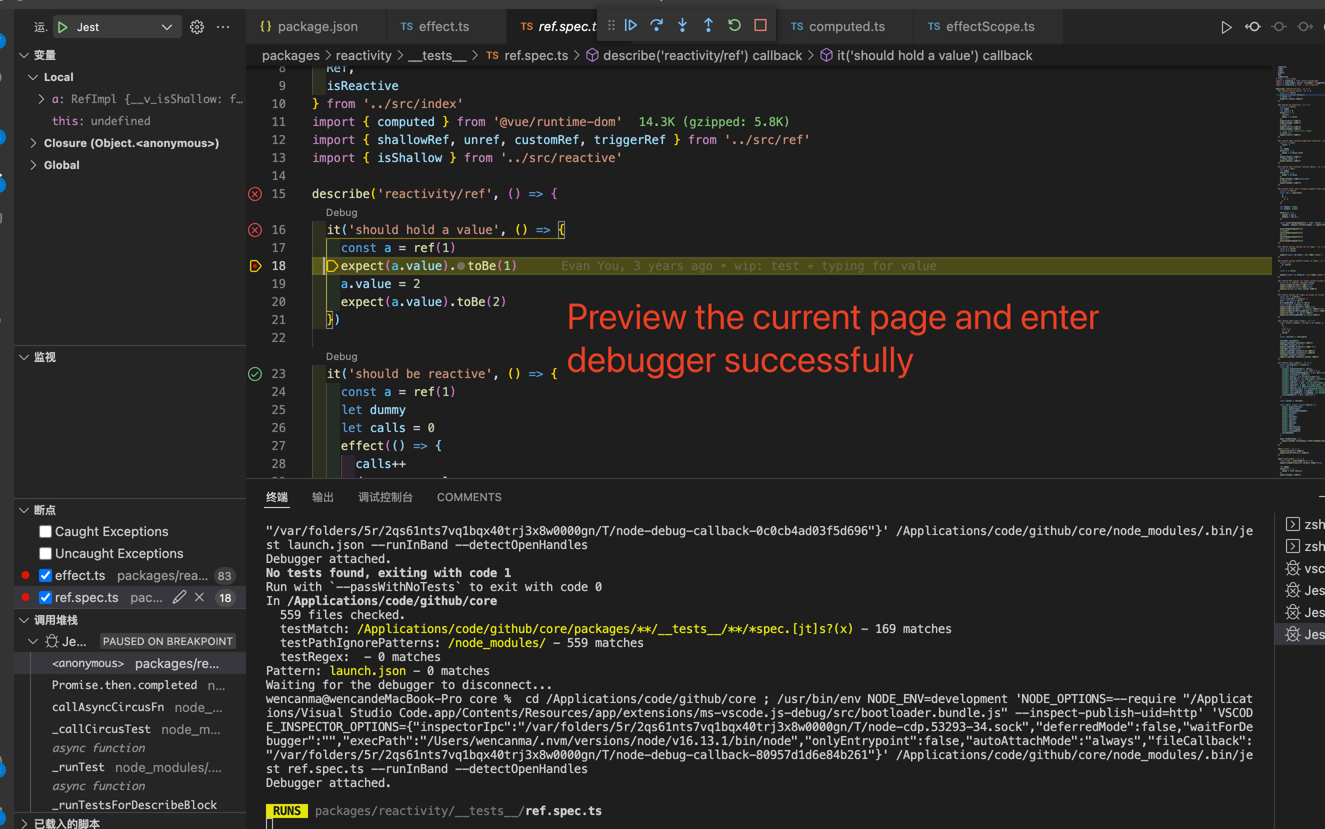 mac m1 VS Code is not able to debug using Jest · Issue #142950 ...