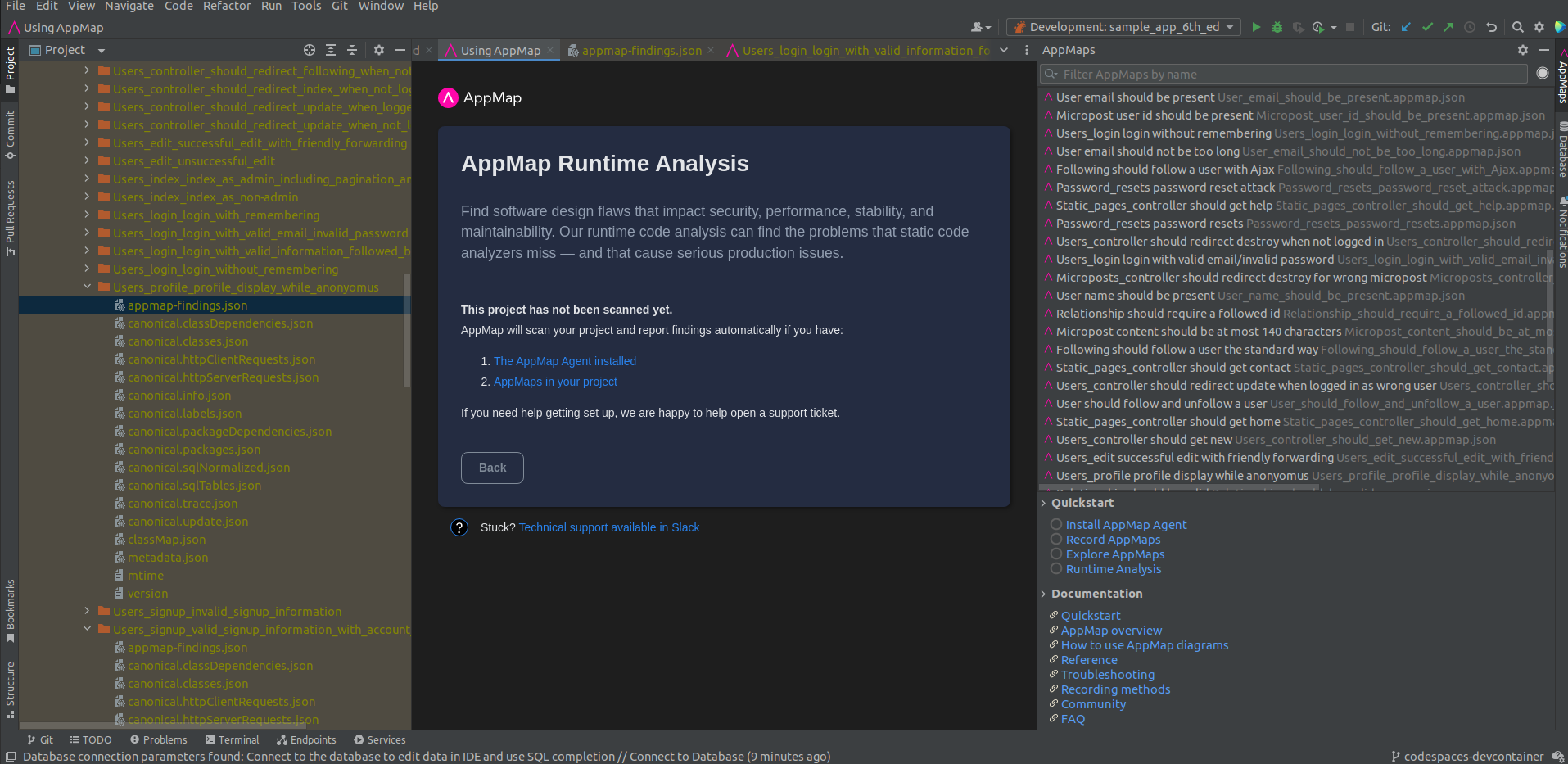 Appmap Runtime Analysis Should Show The Number Of Findings In Jetbrains Extension · Issue 122