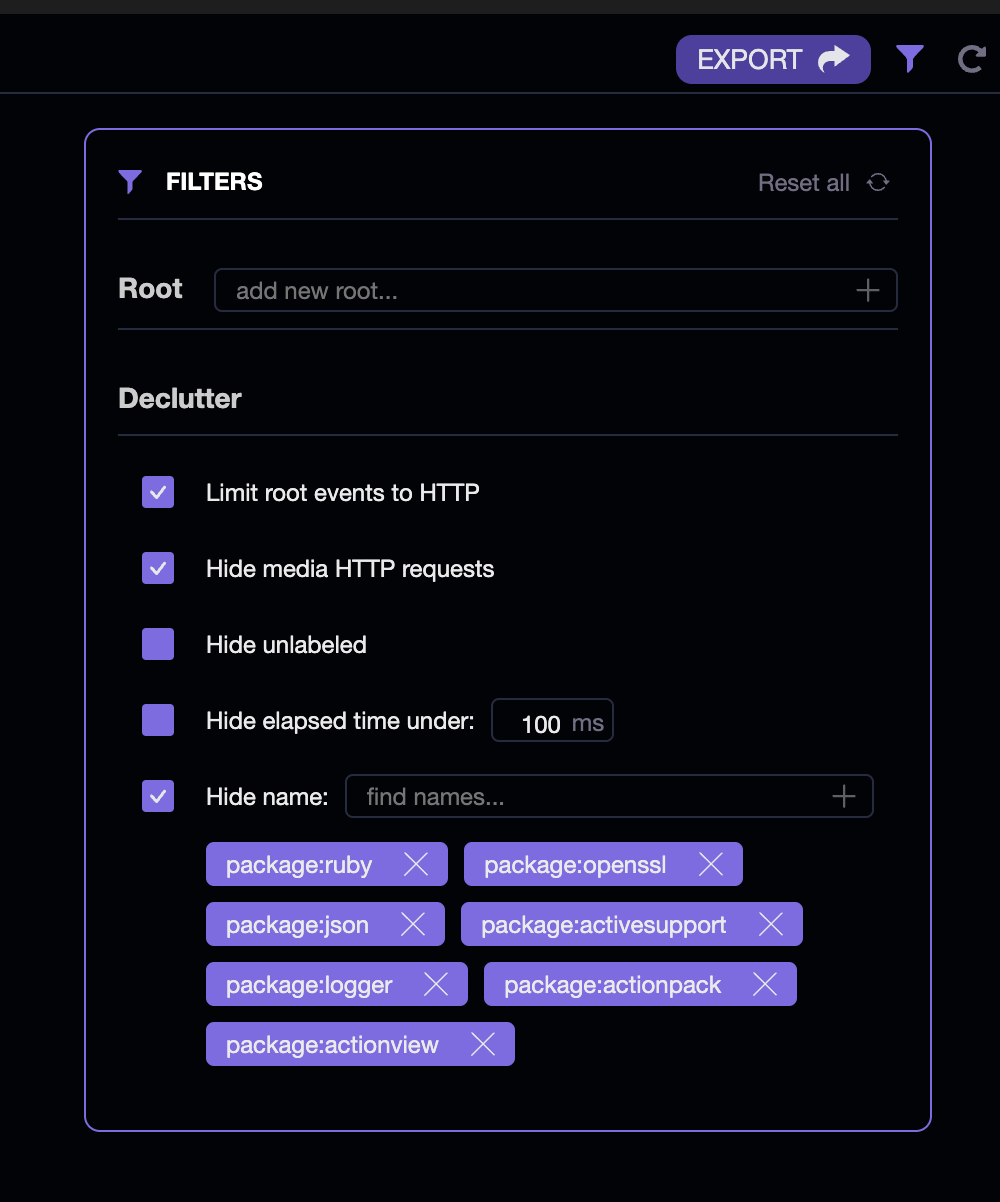 `limit Root Events To ` Hides All Non Root Events · Issue 1093 · Getappmap Appmap Js