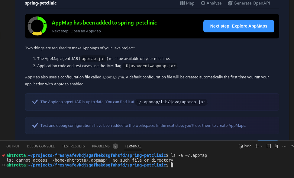 Instructions Page Should Be Reactive To The The Presence Or Absence Of The Java Agent File
