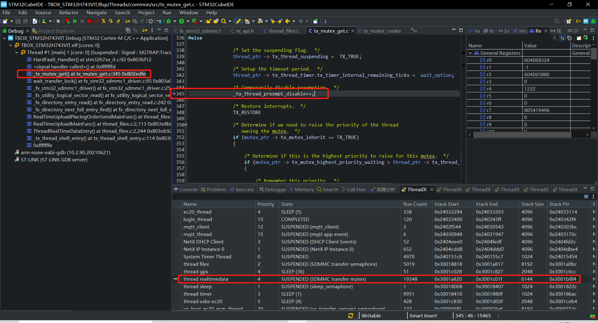 使用mutex跑死 · Issue #195 · eclipse-threadx/threadx · GitHub