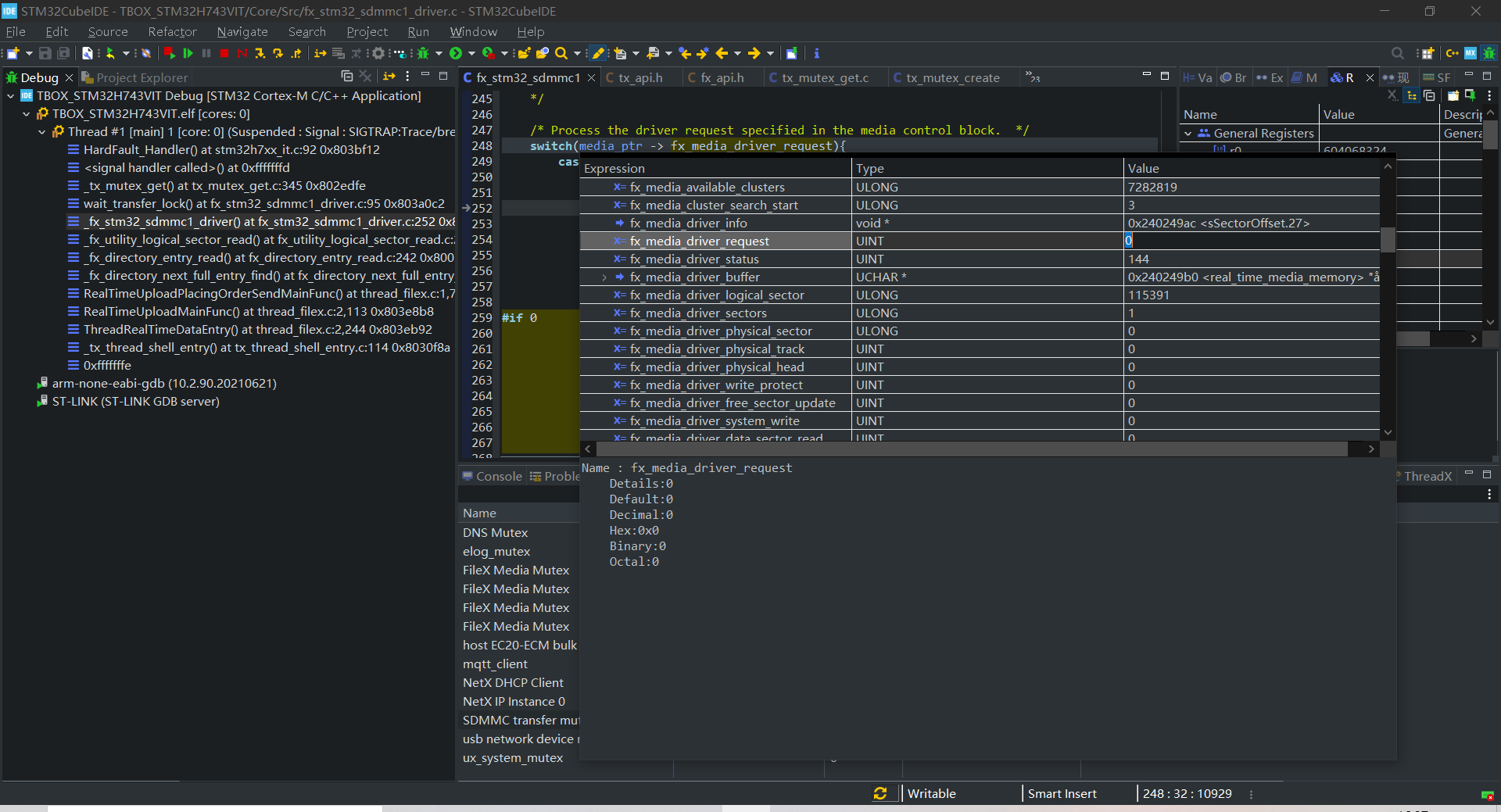 使用mutex跑死 · Issue #195 · eclipse-threadx/threadx · GitHub