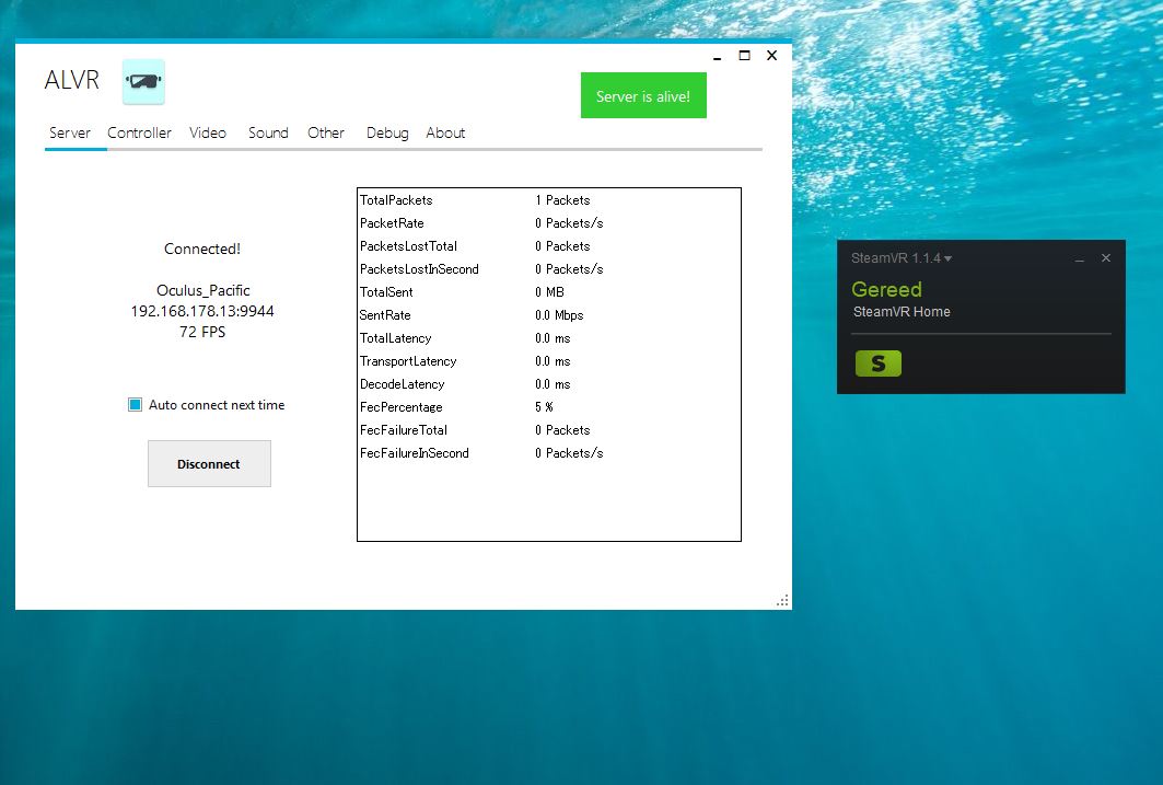 Connects for 5 Seconds then disconnects · Issue #161 · polygraphene/ALVR · GitHub