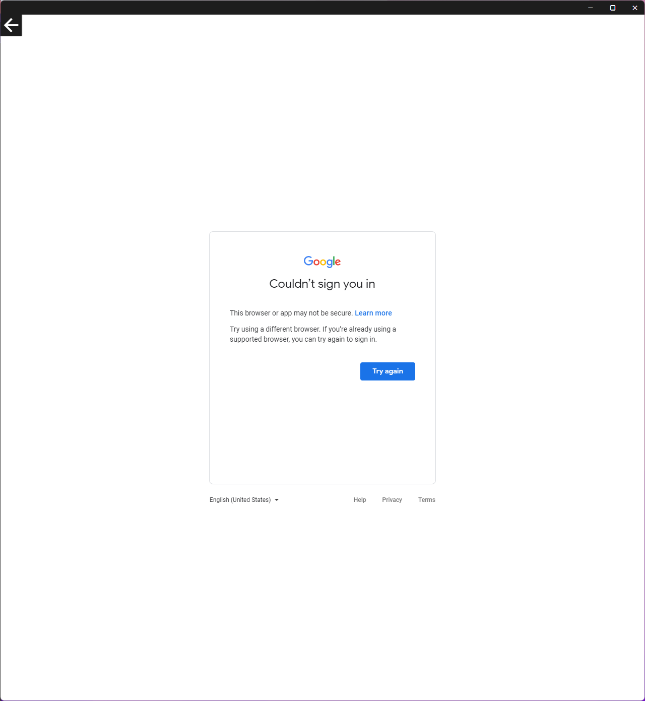 Can't Sign in · Issue #919 · ytmdesktop/ytmdesktop · GitHub
