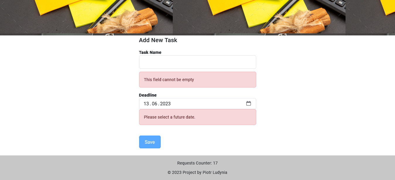 GitHub - pietrekpl/toDoRecruitmentTask