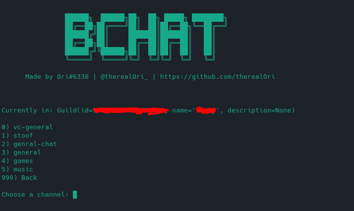 GitHub - therealOri/Bchat: A cli script to help you talk through your discord bot!