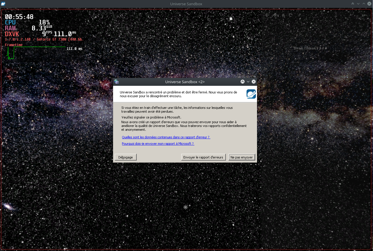 Universe Sandbox crashes at launch (72200) · Issue #1597 · ValveSoftware/Proton · GitHub