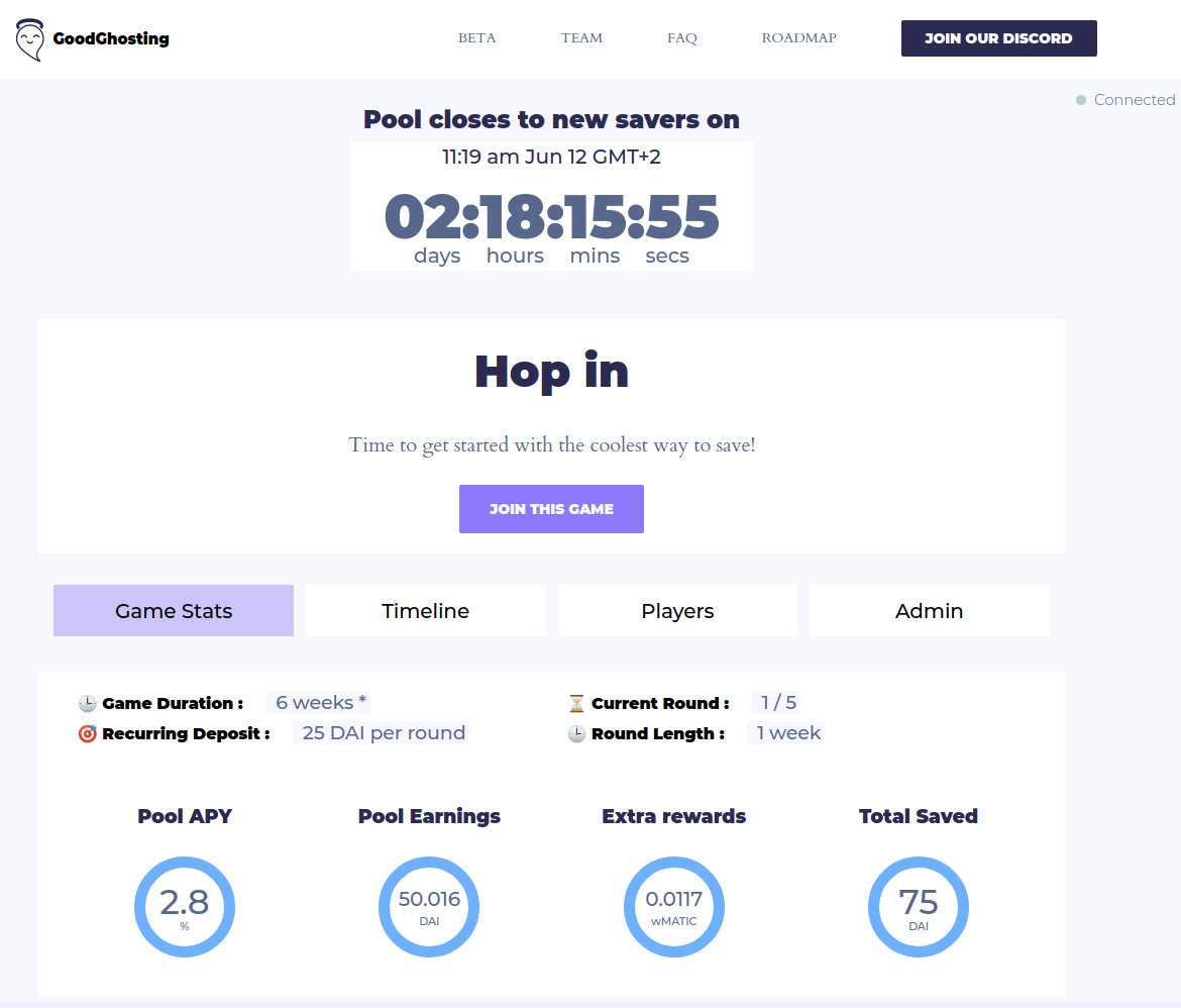 [Bounty] Integrate GoodGhosting, a savings game, in Mask Plugin · Issue #3337 · DimensionDev ...