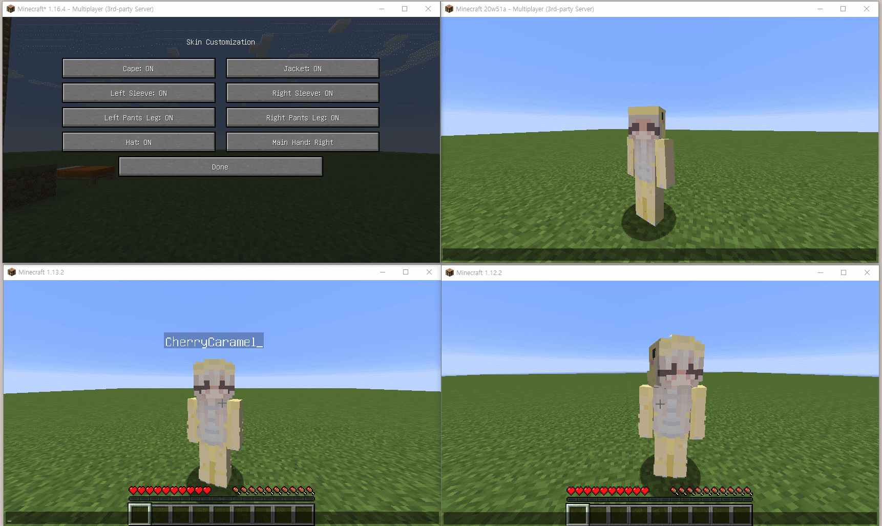 Skin layer not displayed normally on 20w51a client · Issue #2250 · ViaVersion/ViaVersion · GitHub