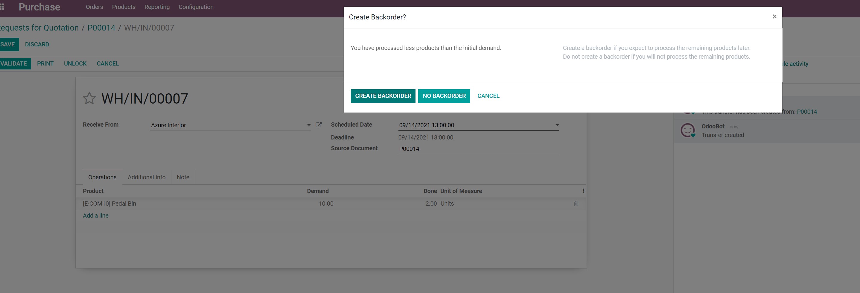 Unwanted Exception S Occurred Message On Stock Picking · Issue 76297 · Odoo Odoo · Github