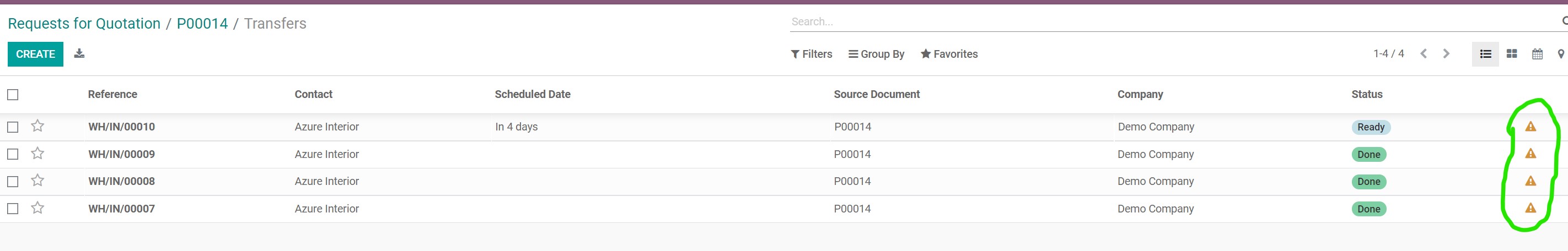 Unwanted "Exception(s) occurred" message on stock picking · Issue #76297 · odoo/odoo · GitHub