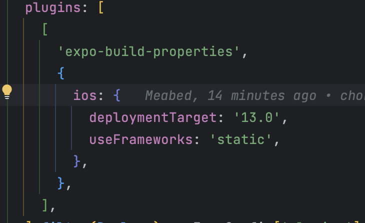 Build fail on iOS after update v3.0.2, react-native 0.71.8 , expo 48 · Issue #66 · alpha0010 ...