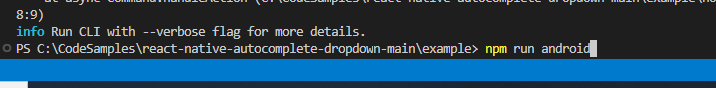 Error while running "Example" code · Issue #89 · onmotion/react-native-autocomplete-dropdown ...