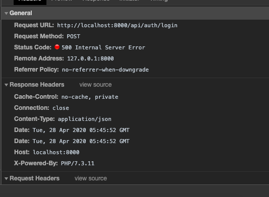 Laravel 7 Cors No 'Access-Control-Allow-Origin' header · Issue #449 · fruitcake/laravel-cors ...