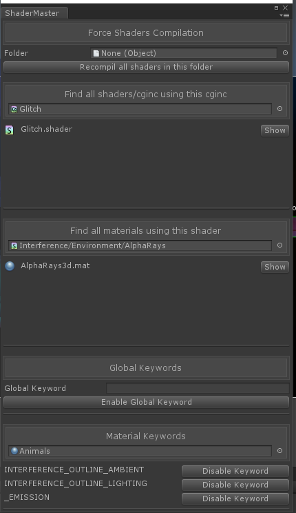 GitHub - AnthonyBeyer/ShaderMaster: Tool for shaders in Unity (Find ...