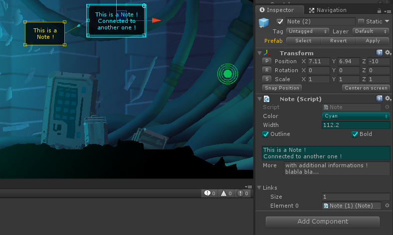 GitHub - AnthonyBeyer/Note: Tool to add notes in Unity scenes
