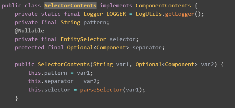 SelectorComponent parity update · Issue #3512 · SpigotMC/BungeeCord · GitHub