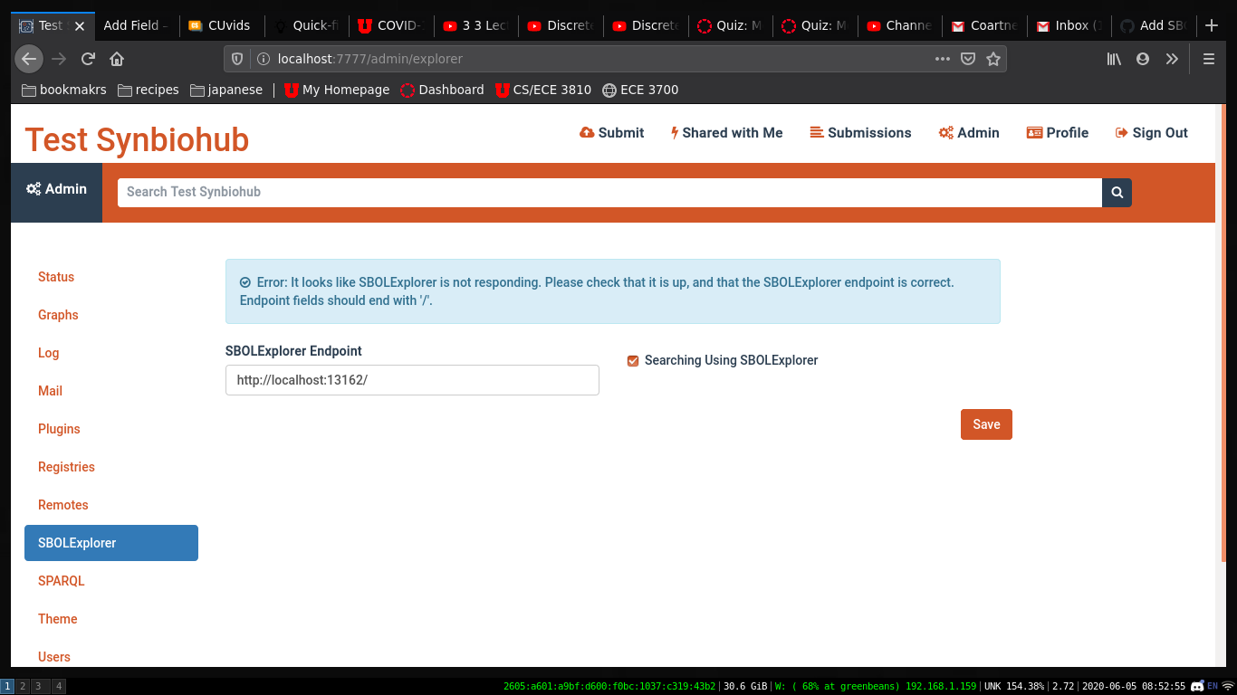 Add SBOLExplorer to the test suite · Issue #1286 · SynBioHub/synbiohub ...