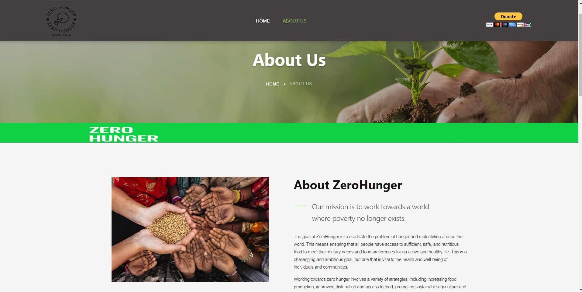 GitHub - arifrkhan/ZeroHunger-Donation-Website