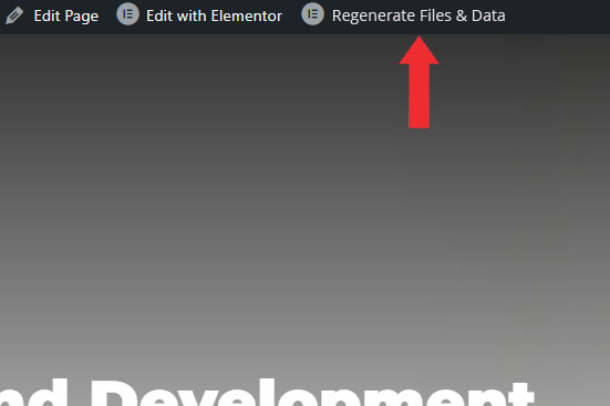 Regenerate CSS & Data in the Admin Bar · elementor · Discussion #21642 · GitHub