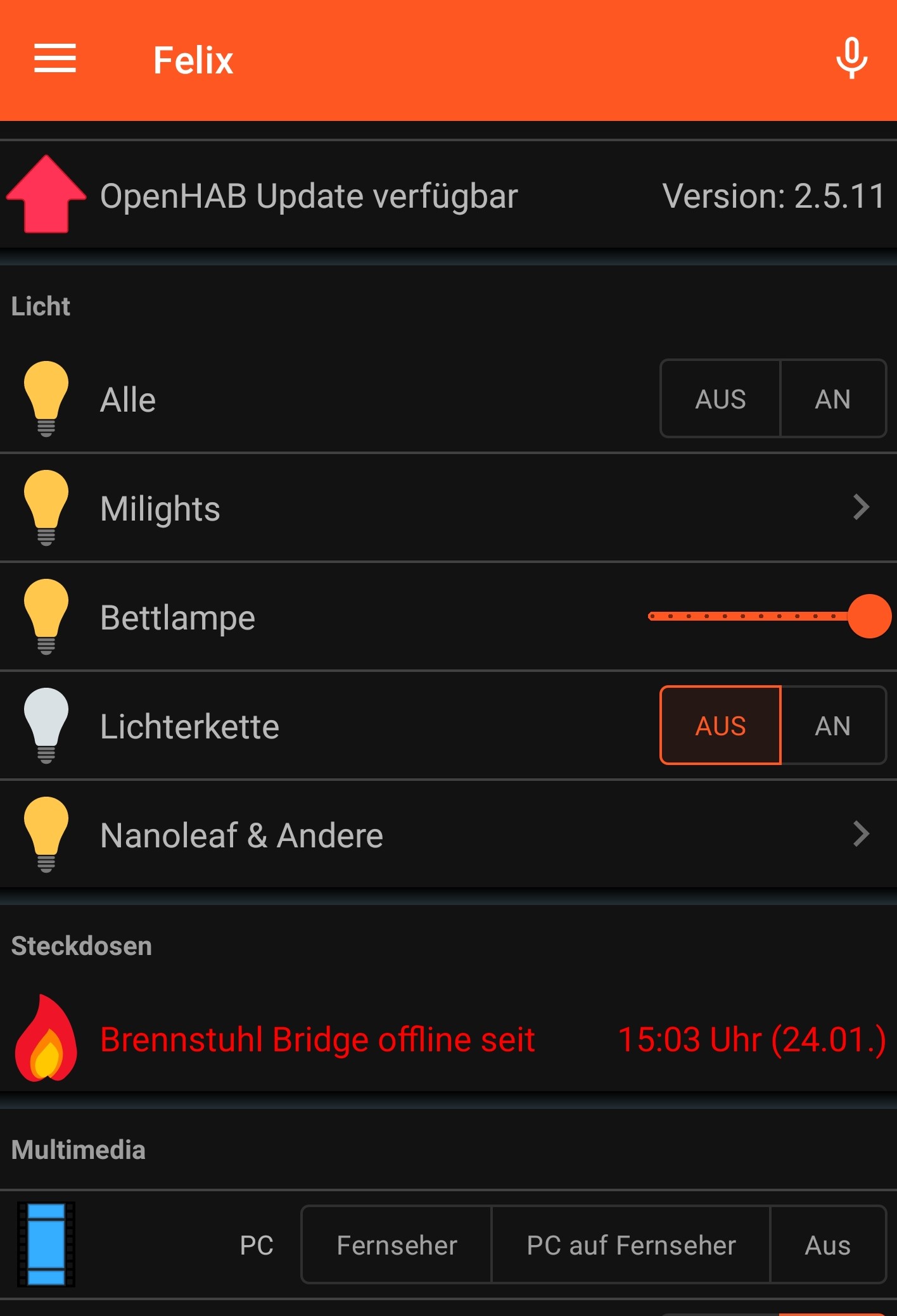 App draws unnecessary lines at the top of frames · Issue #2378 · openhab/openhab-android · GitHub