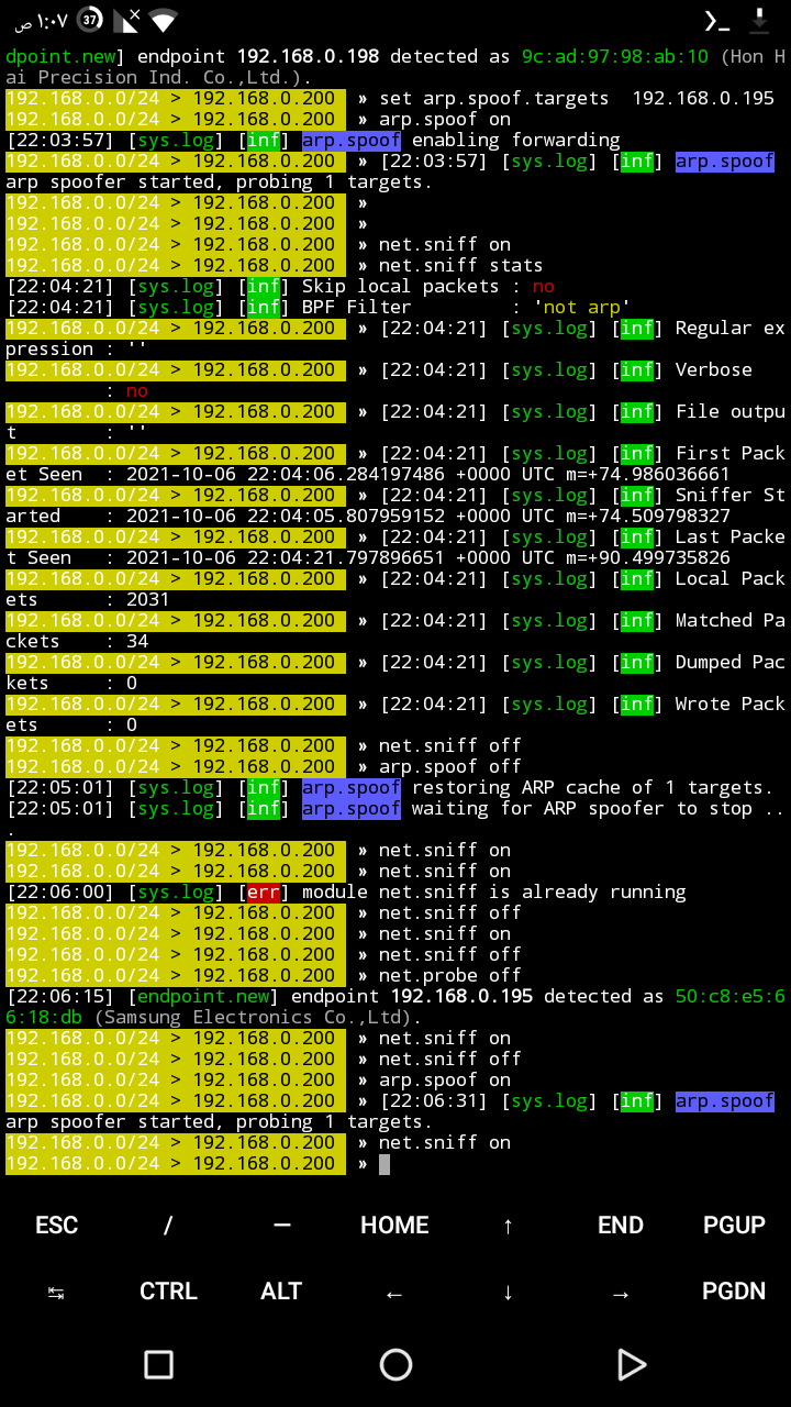 Why is it not sniffin · Issue #920 · bettercap/bettercap · GitHub