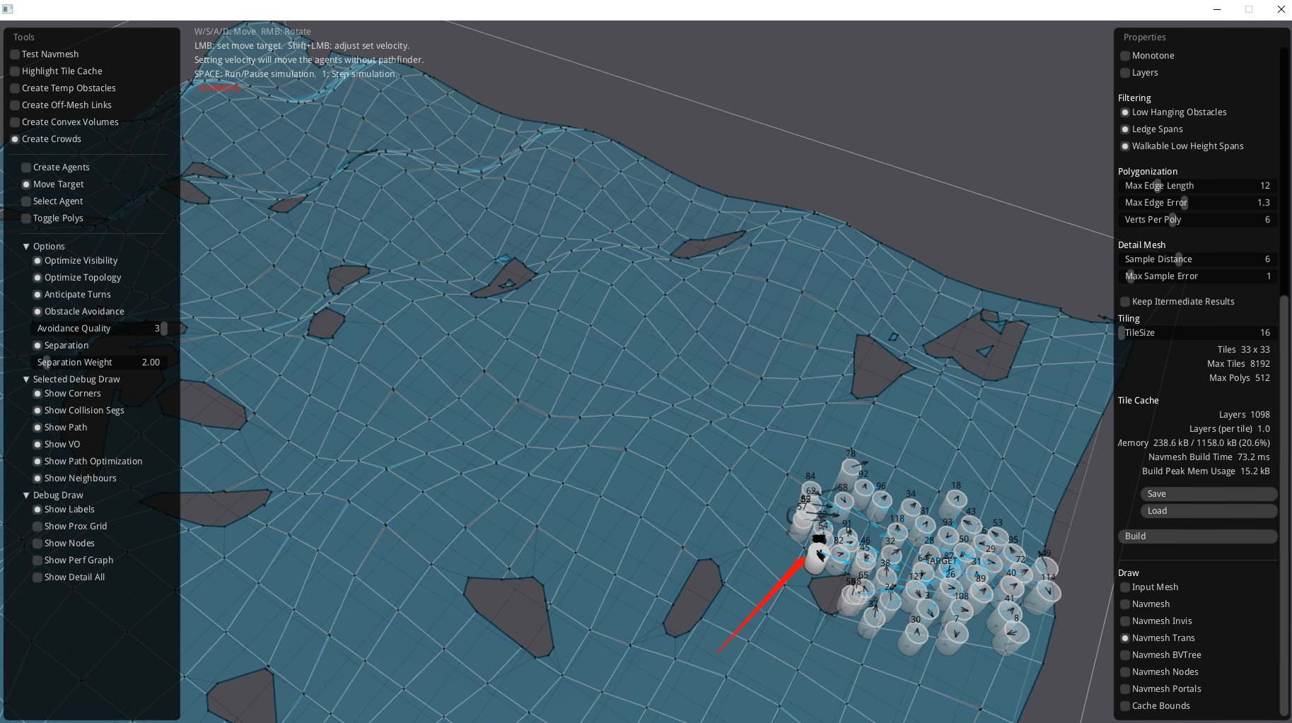 Why are there so many agents crowded together？ · Issue #483 · recastnavigation/recastnavigation ...