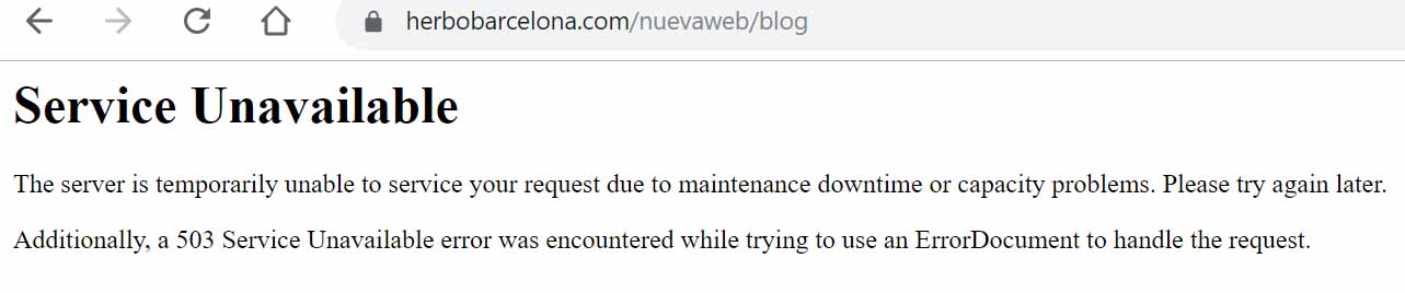 Error 503: Service unavailable · Issue #105 · smartdatasoft/smartblog ...