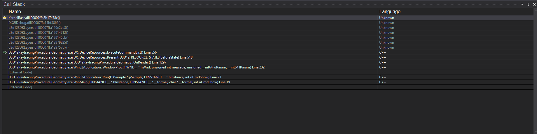 [D3D12RaytracingProceduralGeometry] failed to run · Issue #752 · microsoft/DirectX-Graphics ...