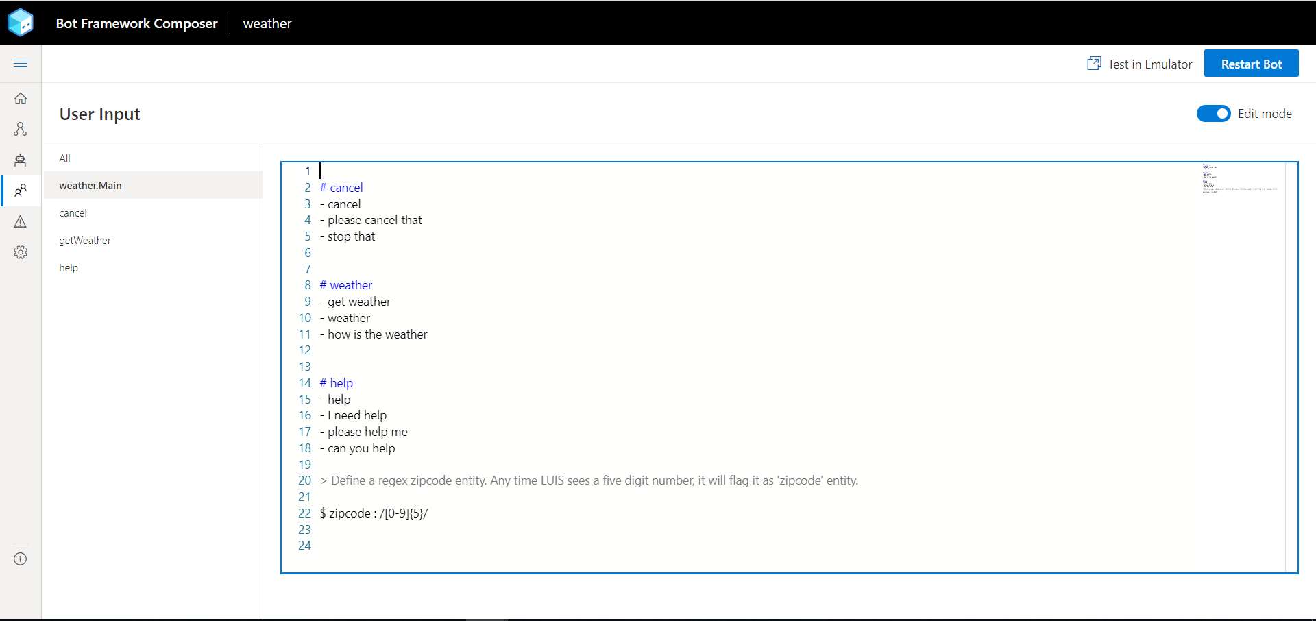 Using LUIS for entity extraction: found entity won't write to property · Issue #2554 · microsoft ...