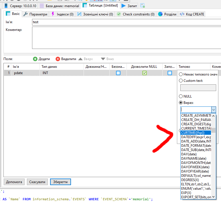 Improper handling of DATE field with DEFAULT clause · Issue #1800 · HeidiSQL/HeidiSQL · GitHub