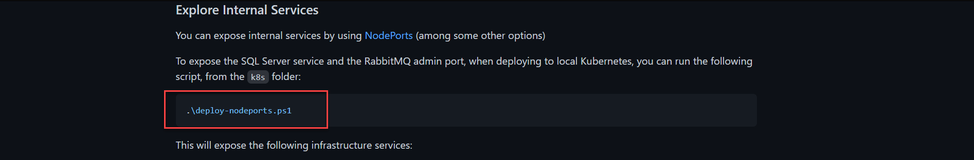 Wiki update - Add the two kubectl apply commands to #Explore-Internal ...