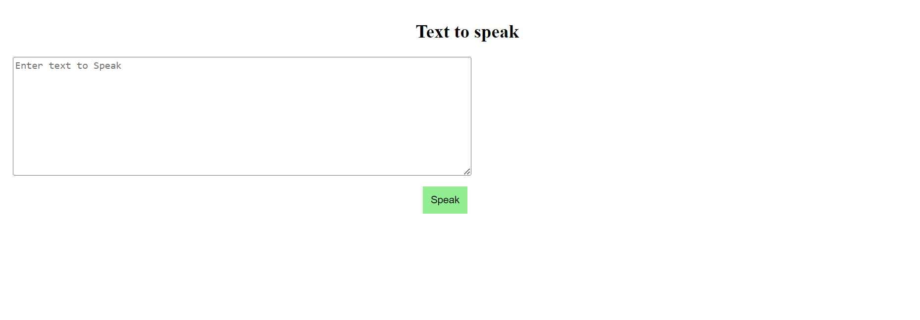 GitHub - karthikeyangtk/text-to-speak