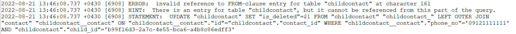 filter on foreign key attribute and update raises OperationalError in database · Issue #1226 ...