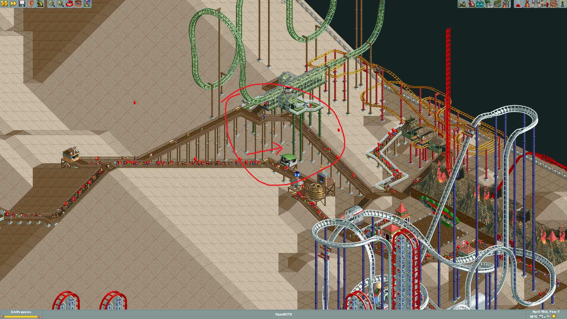 Small green graphics glitch appears near some supports · Issue #16235 ...