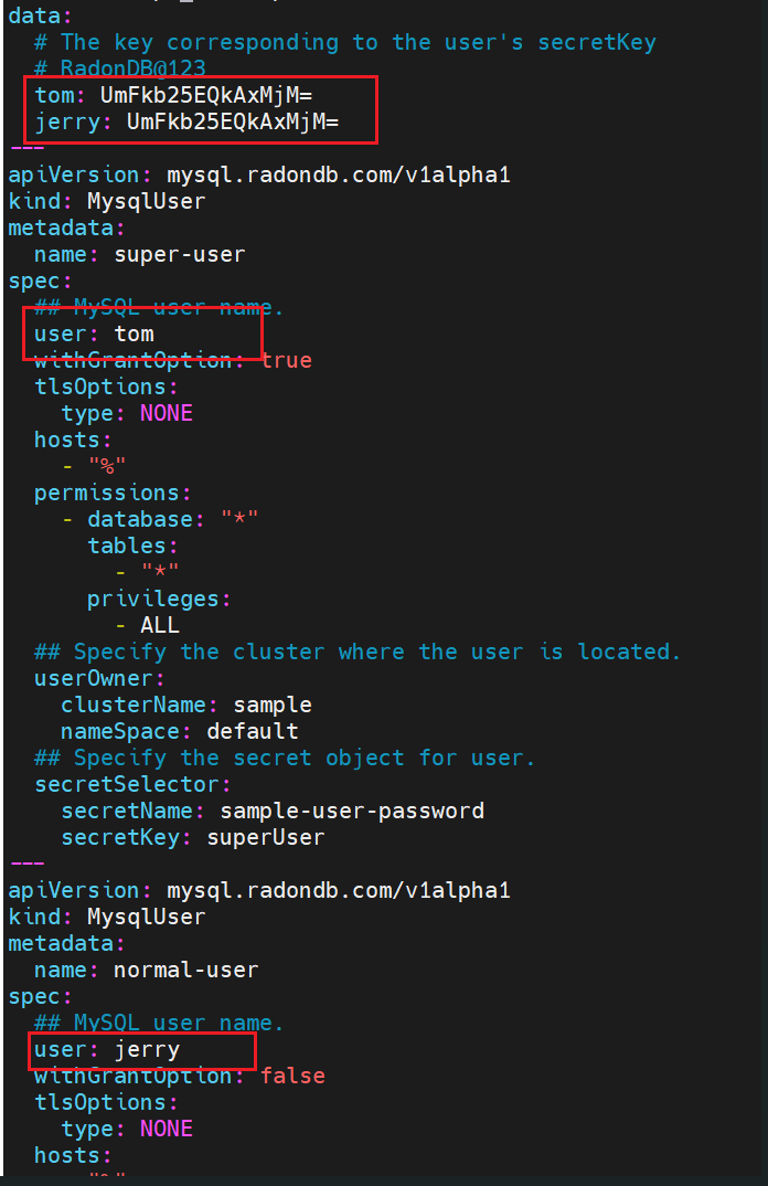 mysql_v1alpha1_mysqluser创建用户资源自定义用户名不生效，只支持super-user吗？ · Issue #779 · radondb/radondb-mysql ...