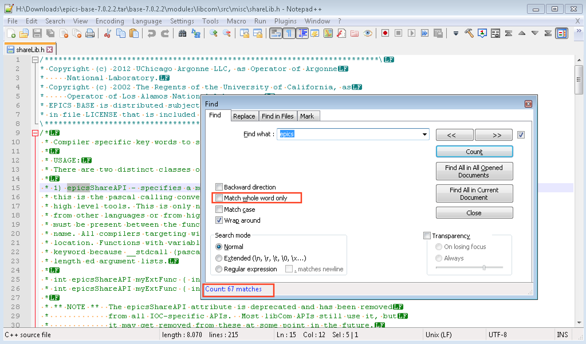 Can't find text in python file · Issue #5633 · notepad-plus-plus ...