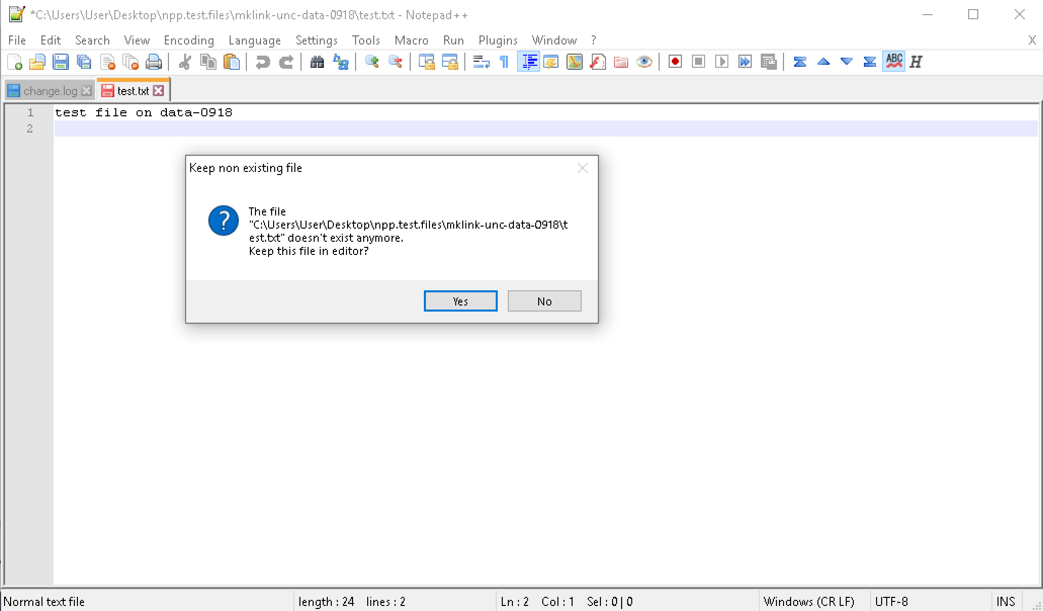 Notepad ++ Becomes unresponsive when it can not find Files · Issue #5641 · notepad-plus-plus ...