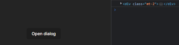 Cannot access element's ref (which is `null`) in `Dialog` when opened · Issue #2452 ...