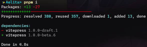 [ Bug]: `pnpm` will resolve `v1.0.0-beta.6` to `v1.0.0-draft.1` · Issue #2670 · vuejs/vitepress ...