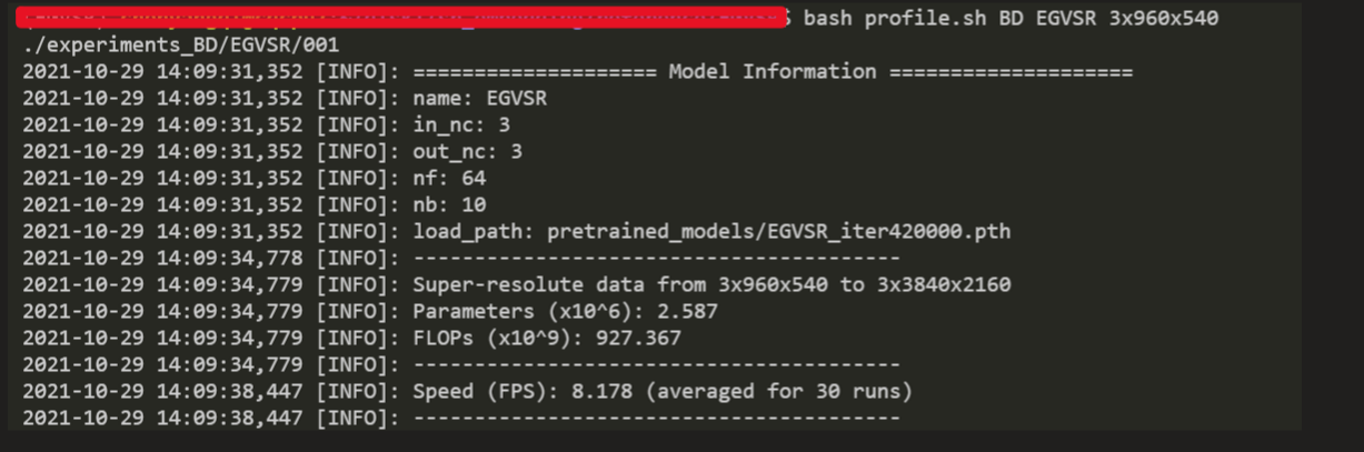The infer speed is much slower than paper said · Issue #8 · Thmen/EGVSR · GitHub