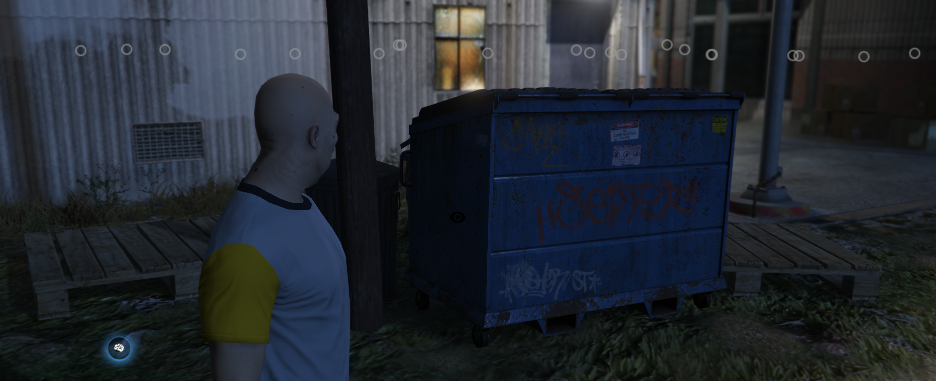 "Bubble" missing on the dumpster · Issue #5 · overextended/ox_target · GitHub