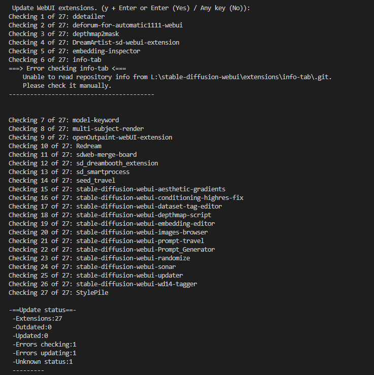 GitHub - cibernicola/stable-diffusion-webui-updater: stable-diffusion-webui extensions updater