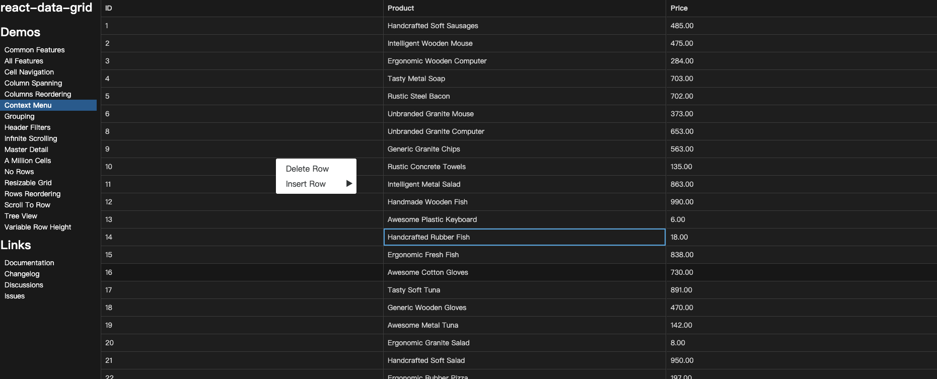 Context Menu The Right Click Menu Is Not Closed · Issue 2761 · Adazzlereact Data Grid · Github
